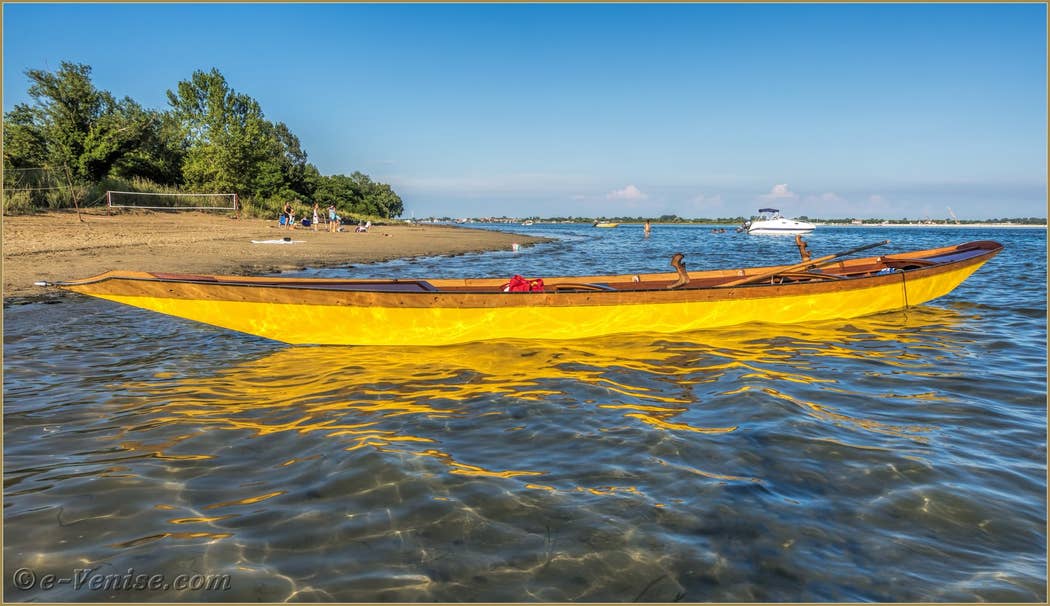 Sandolo Plage de Sant' Erasmo à Venise