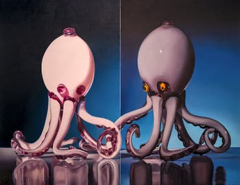 Allison Katz Be Nice, Birth Canal Milk Glass Biennale Venise