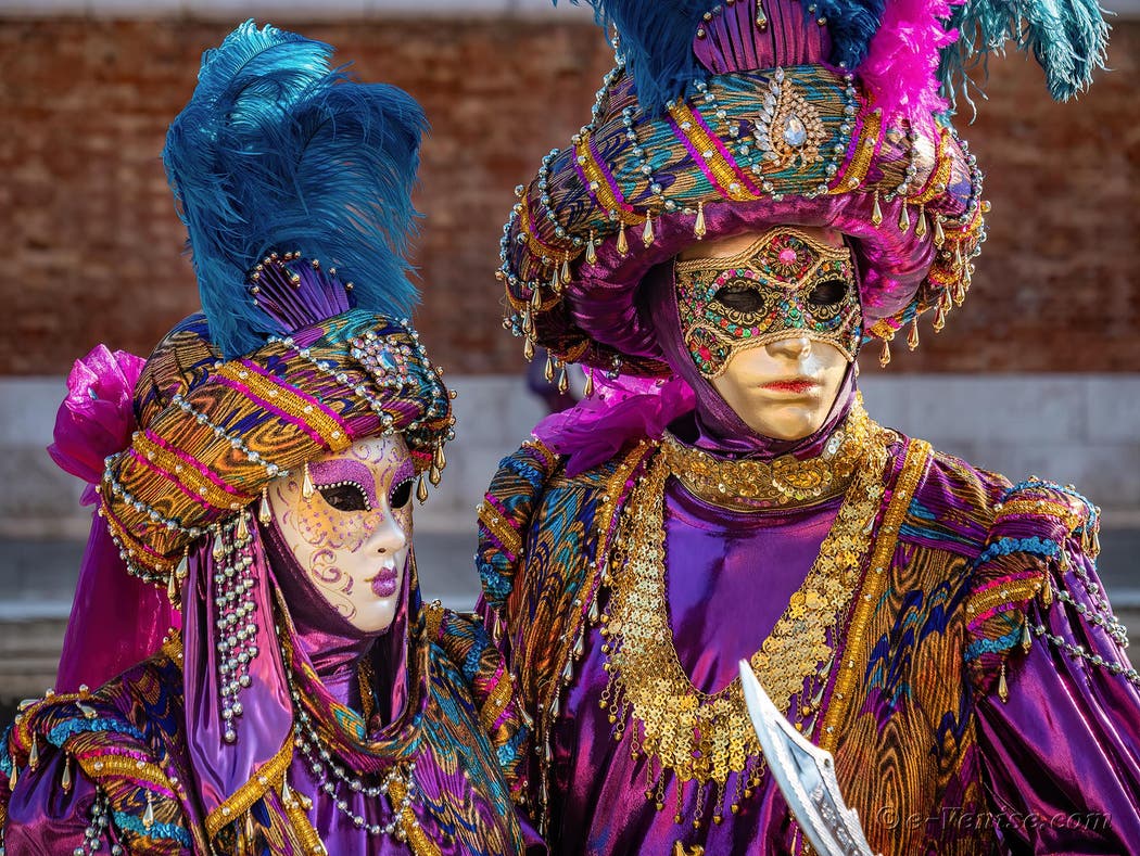 Photos des Masques et Costumes du Carnaval Venise 2023
