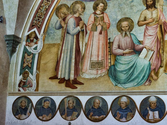 Fresques Beato Angelico et Fra Bartolomeo San Marco Florence