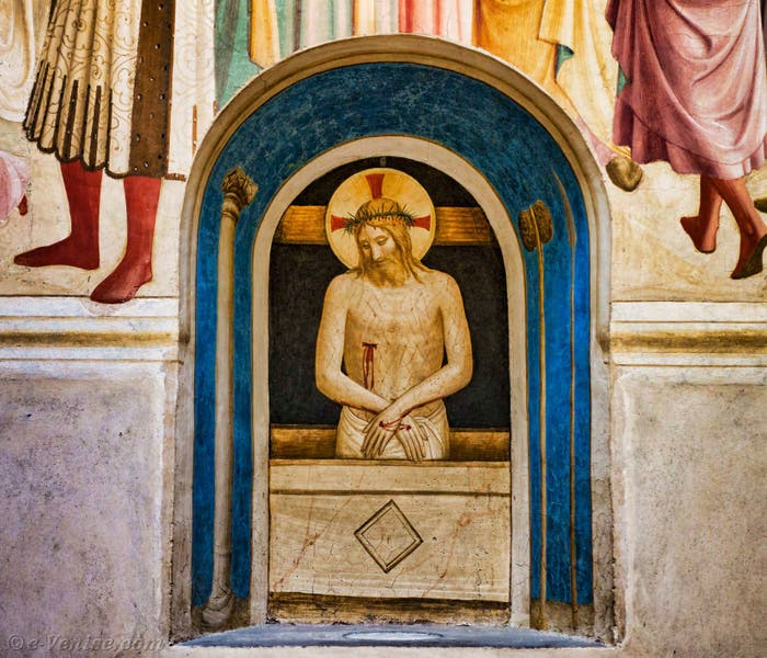 Fresques Beato Angelico et Fra Bartolomeo San Marco Florence