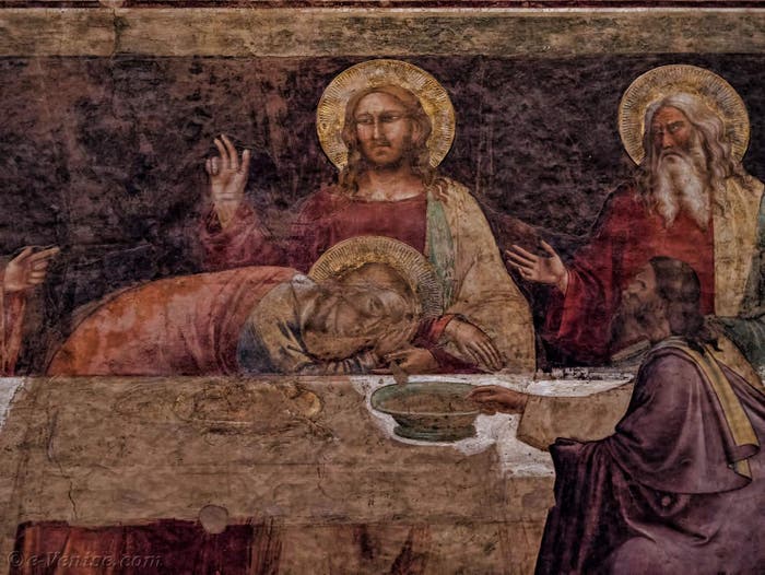 Fresques du Réfectoire, Gaddi Orcagna Santa Croce Florence