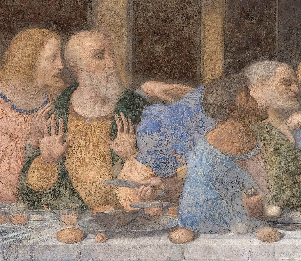 La Dernière Cène de Léonard de Vinci Santa Maria delle Grazie à Milan