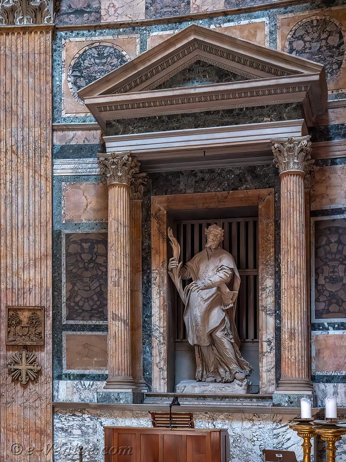 4e édicule du Panthéon Saint Anastase de Francesco Moderati