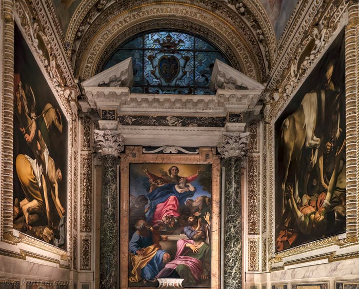 Cerasi Chapel Caravaggio Annibale Carracci Santa Maria Popolo