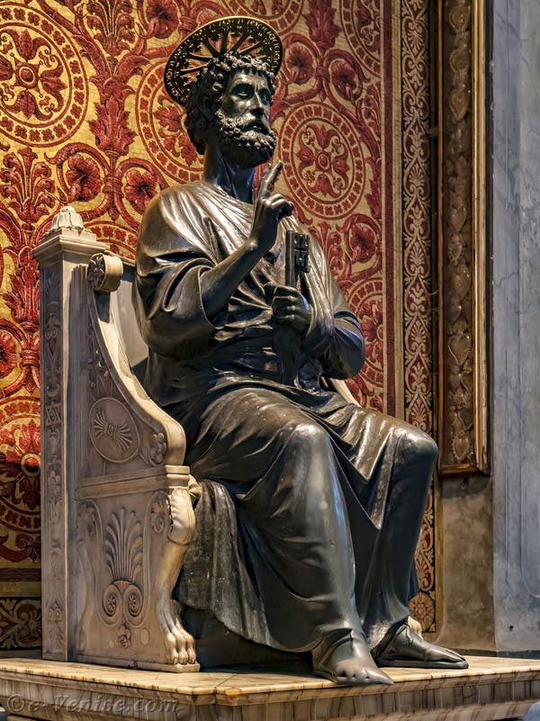 43 Papes pour construire Basilique Saint-Pierre Vatican Rome