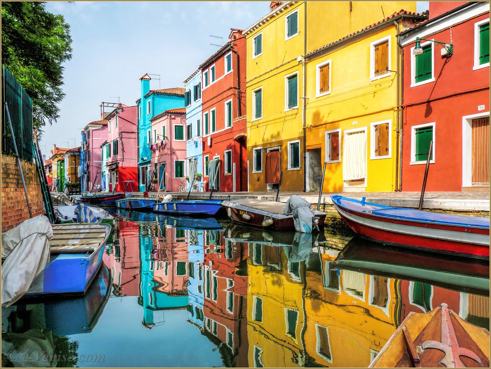 Burano Venise dentelle et Maisons de toutes couleurs
