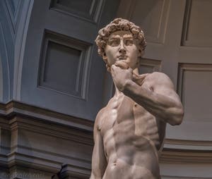 Le David de Michel-Ange Galerie Accademia de Florence