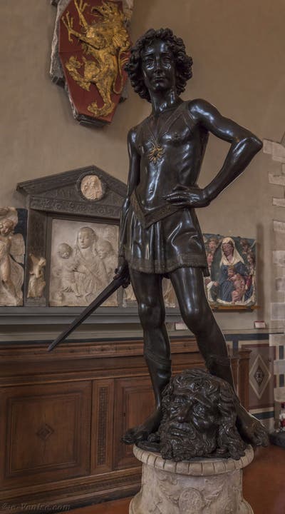 Andrea del Verrocchio Sculpture David Bargello Florence