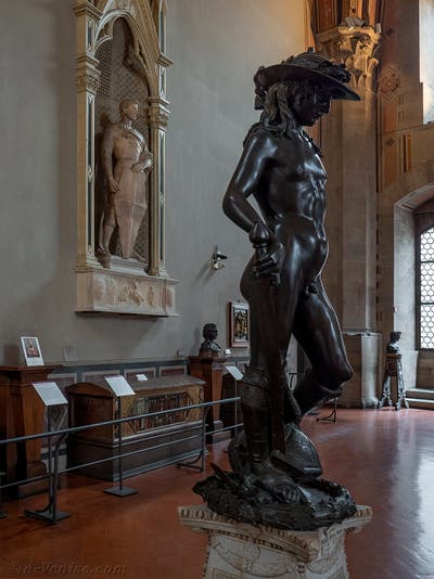Le David en Bronze de Donatello, Musée du Bargello Florence