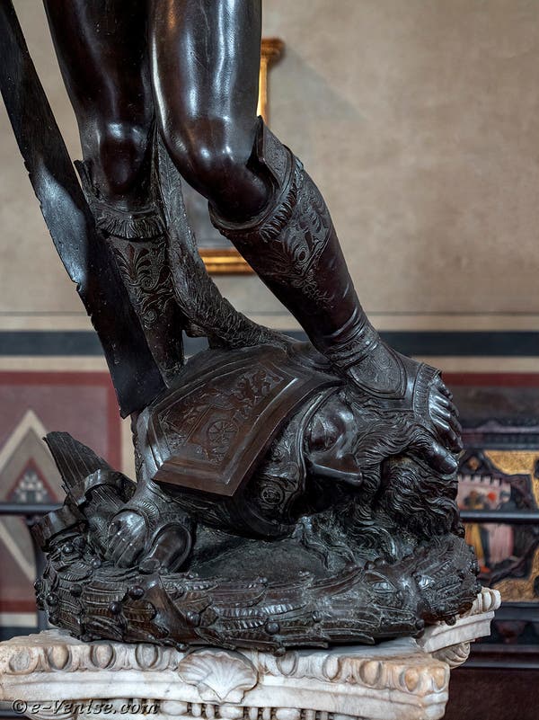 Der bronzene David von Donatello, Bargello Florenz