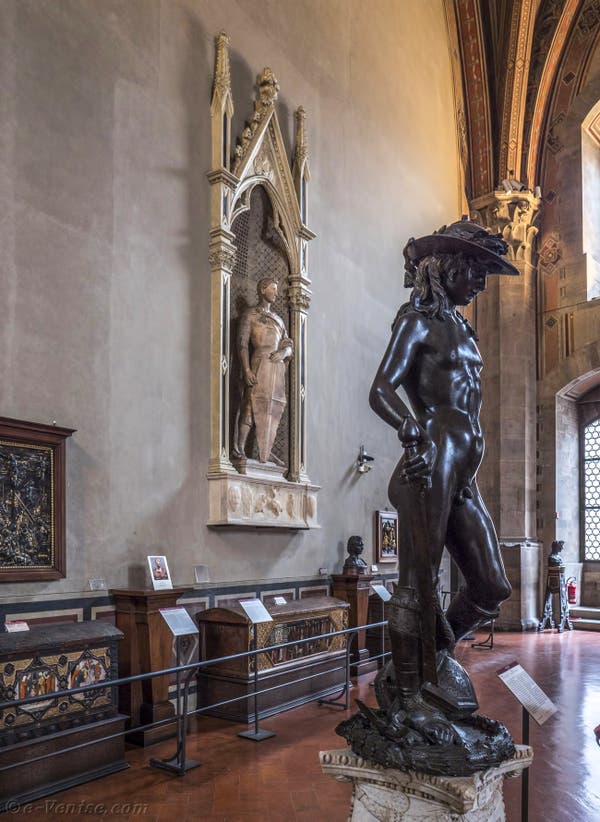 Le David de Donatello au Musée du Bargello à Florence