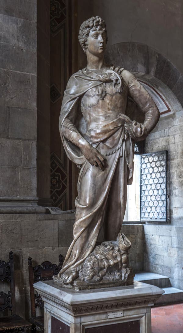 Donatello, David, Jean-Baptiste, saint Georges au Bargello