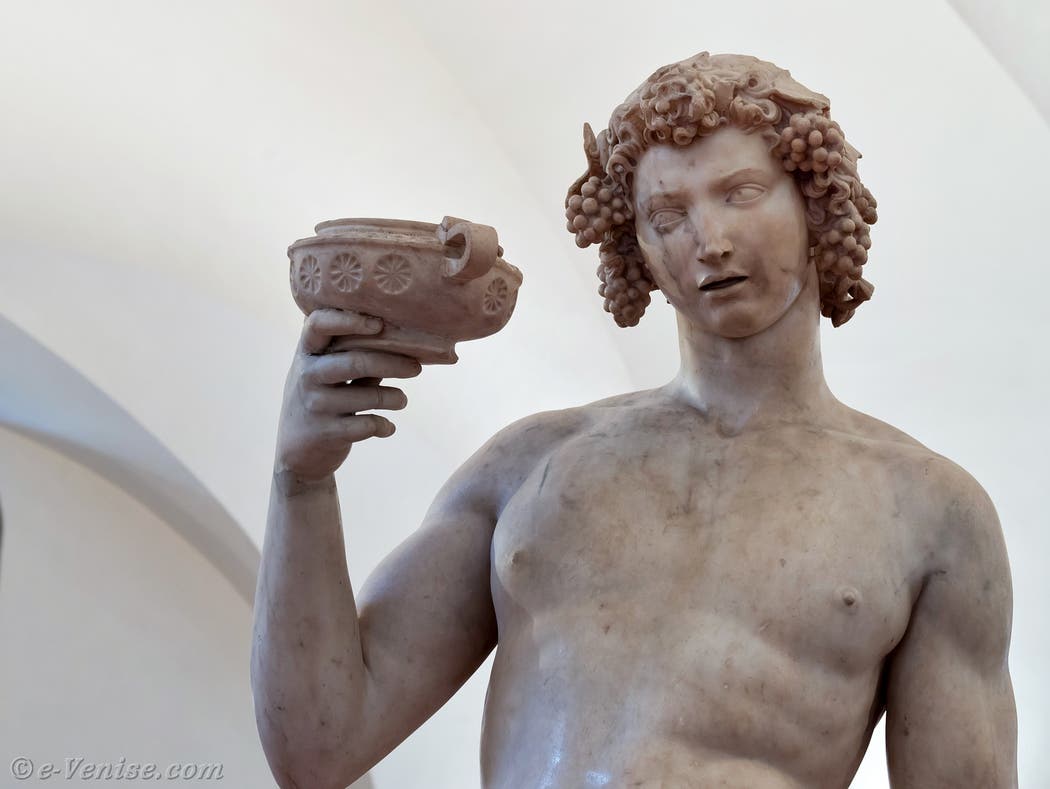 Michel-Ange la statue du Bacchus Musée du Bargello Florence
