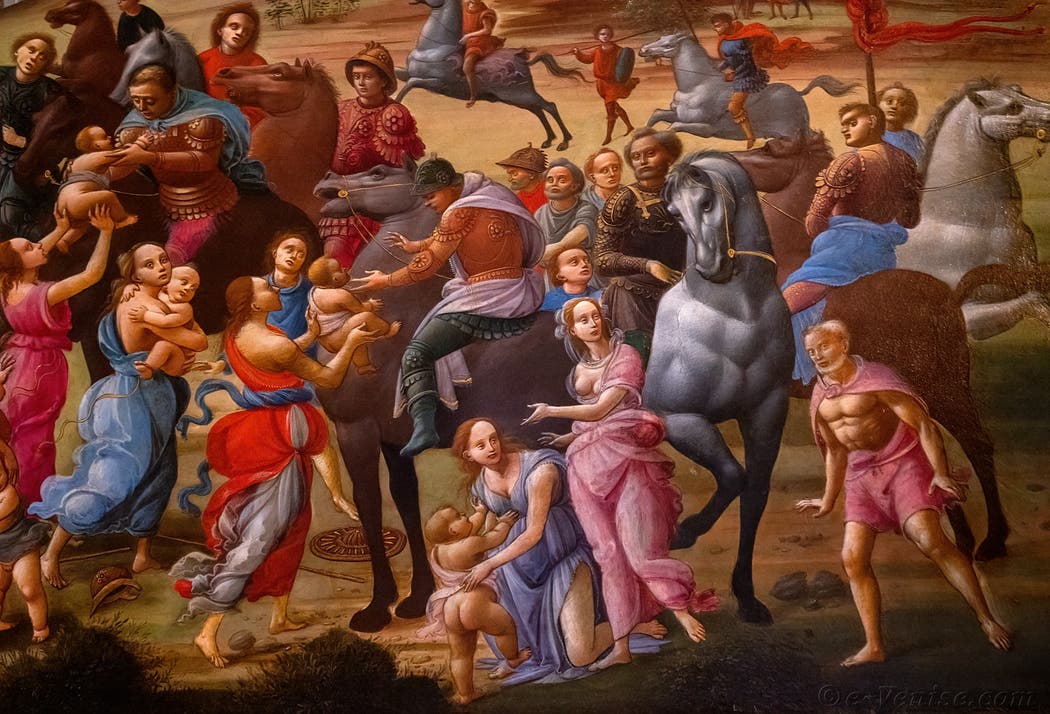 Bartolomeo di Giovanni Rapt des Sabines Galerie Colonna Rome