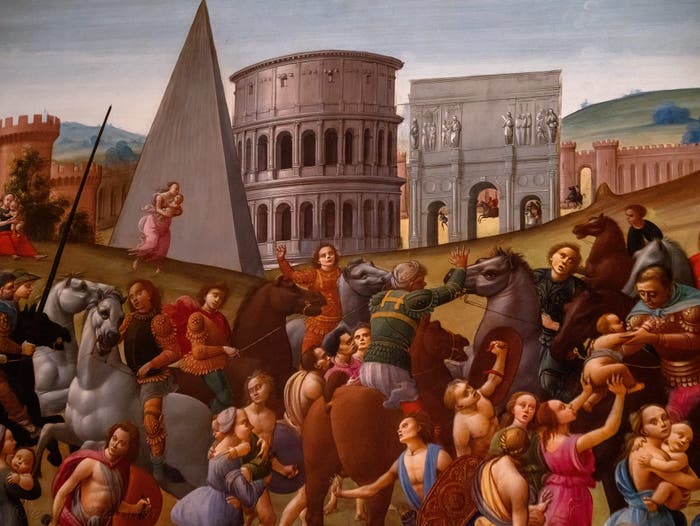 Bartolomeo di Giovanni Rapt des Sabines Galerie Colonna Rome