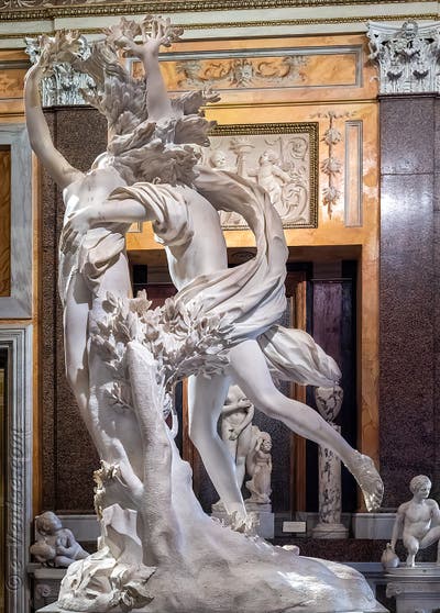 Bernini Apollo and Daphne Bernini Borghese Gallery Rome