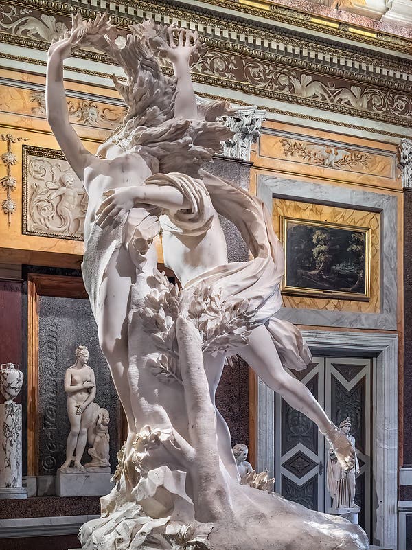 Bernini Apollo and Daphne Bernini Borghese Gallery Rome