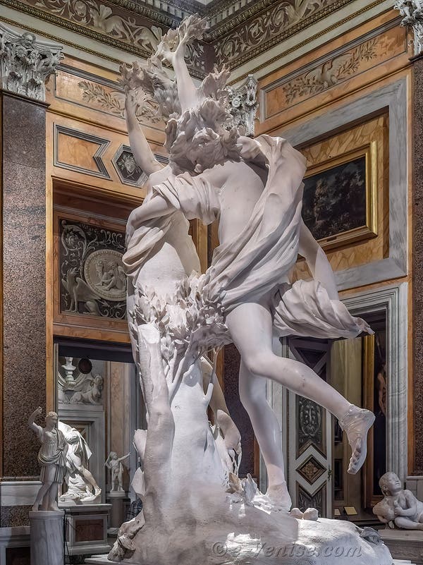 Bernini Apollo and Daphne Bernini Borghese Gallery Rome
