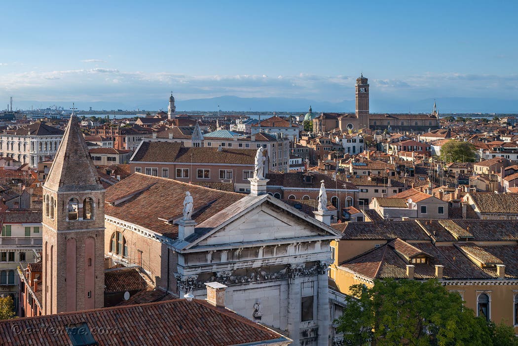 Terrasse du Palais Pisani et sa vue panoramique sur Venise