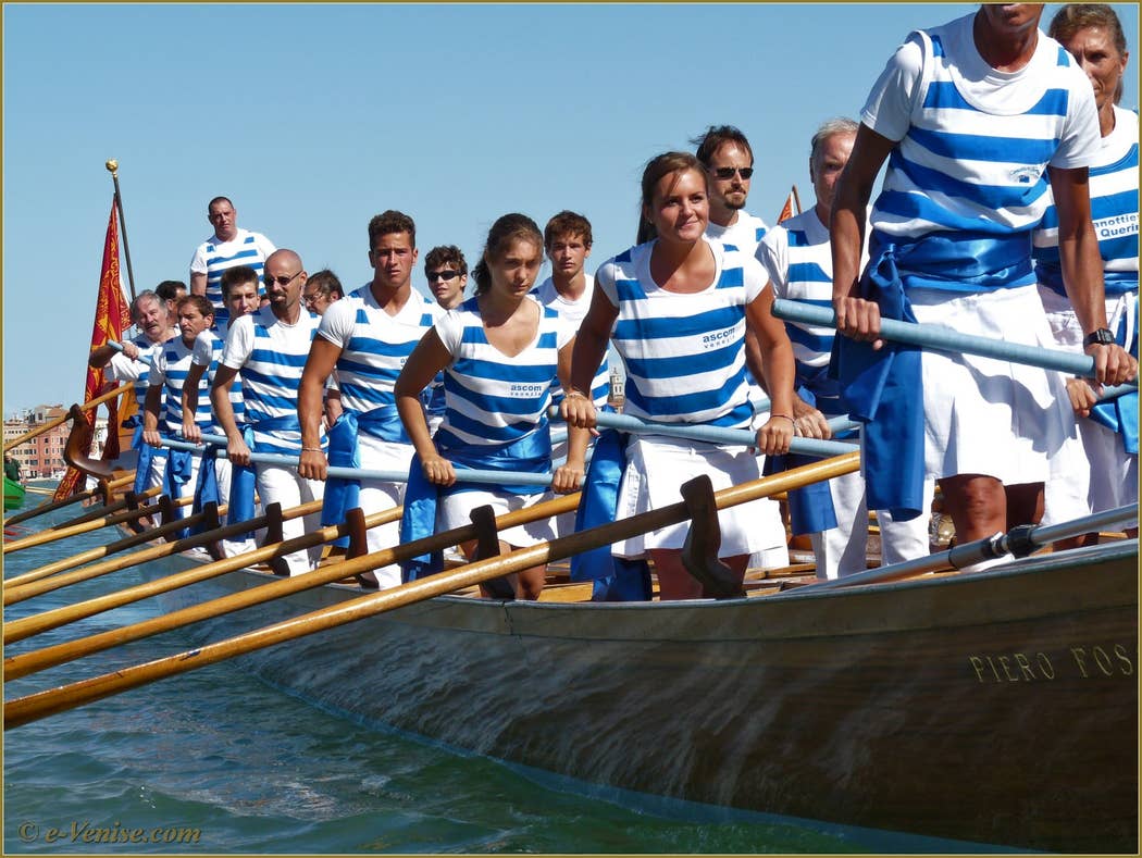 Regata Storica, la Régate Historique de Venise en 1861