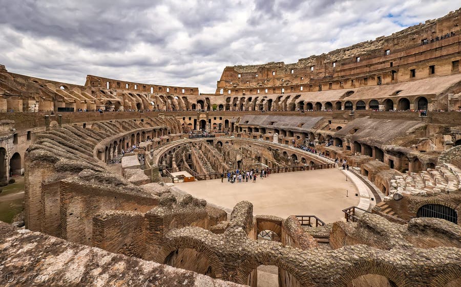 Le Colisée à Rome Construction Dimensions Spectateurs