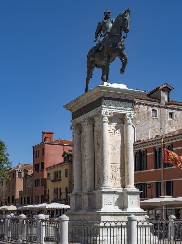 Equestrian Statue Bartolomeo Colleoni Captain General Venice