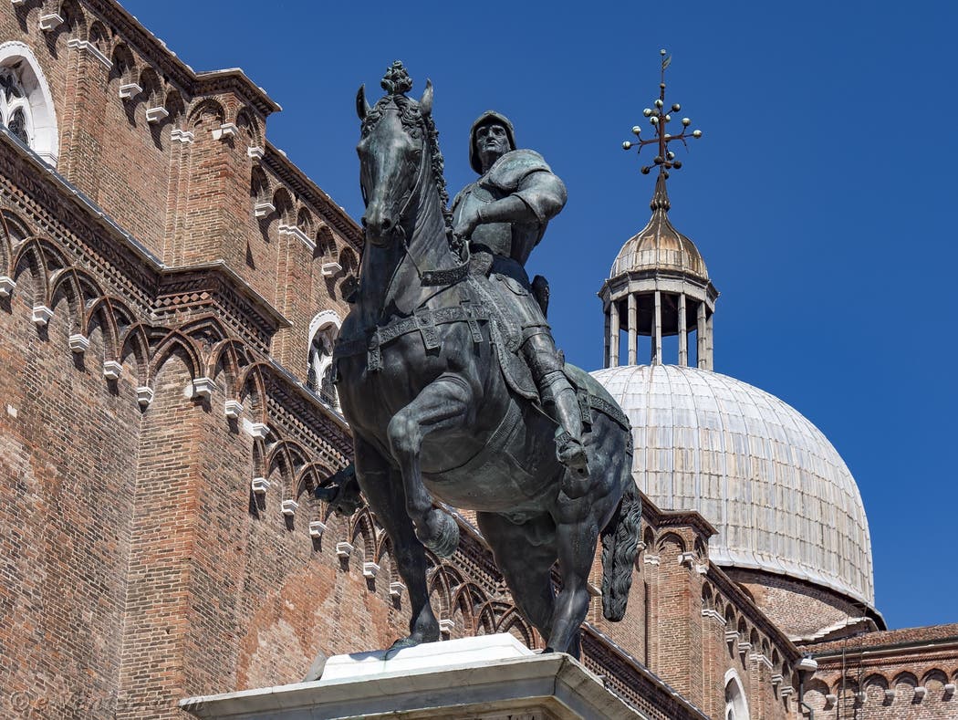 Equestrian Statue Bartolomeo Colleoni Captain General Venice