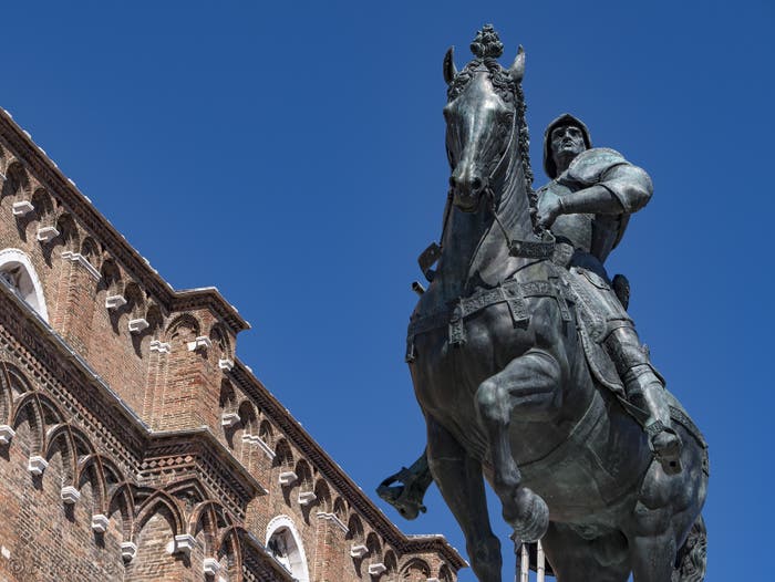 Equestrian Statue Bartolomeo Colleoni Captain General Venice
