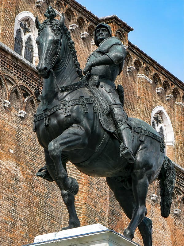 Equestrian Statue Bartolomeo Colleoni Captain General Venice