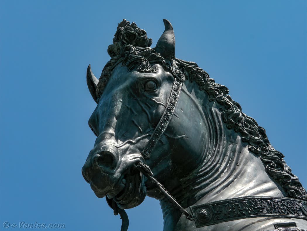 Equestrian Statue Bartolomeo Colleoni Captain General Venice